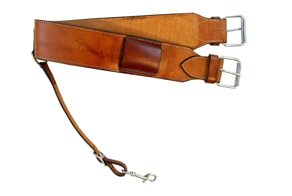 Leather Back Cinch Western Saddle Rear Cinch Flank Western Horse Girth ...