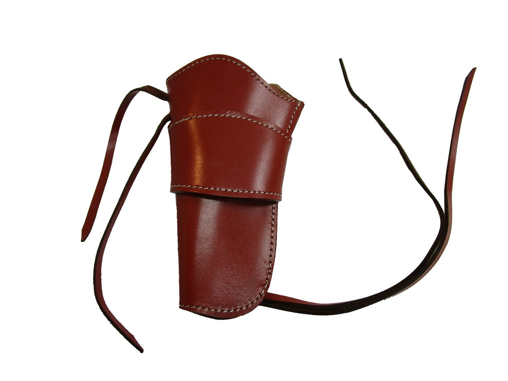 Red Holster Single Double Action Smooth Leather Cowboy Gun Case Revolv ...
